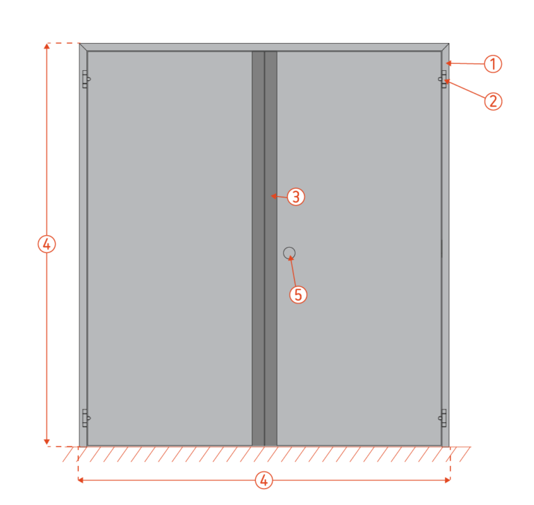 Double door with no priority direction of opening | Produits | Heinen