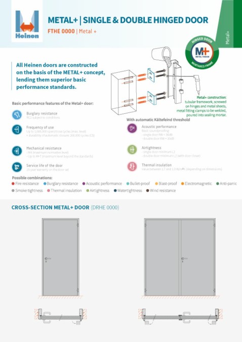 Anit-panic doors | Produits | Heinen