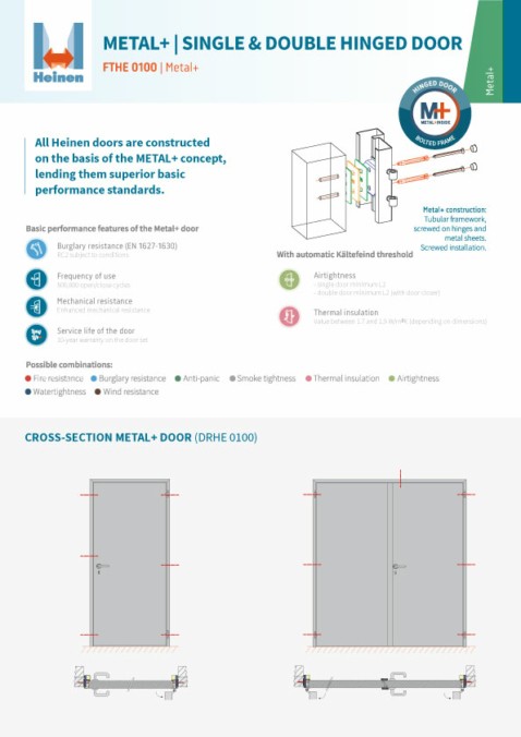 Anit-panic doors | Produits | Heinen